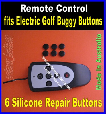 6 Repair Silicone Buttons (1set)- fits Remote control electric golf ...