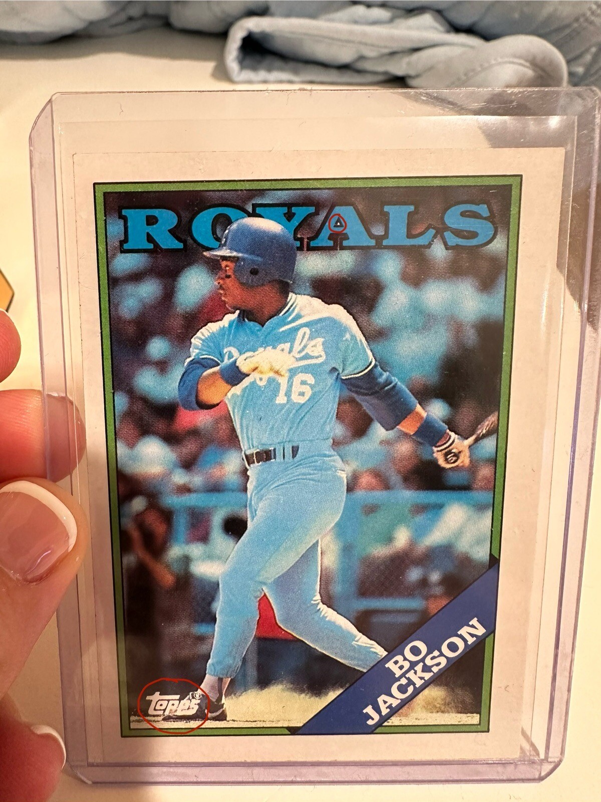 ULTRA RARE Bo Jackson Royals 1988 Topps #750 Error Card. Misprint ...