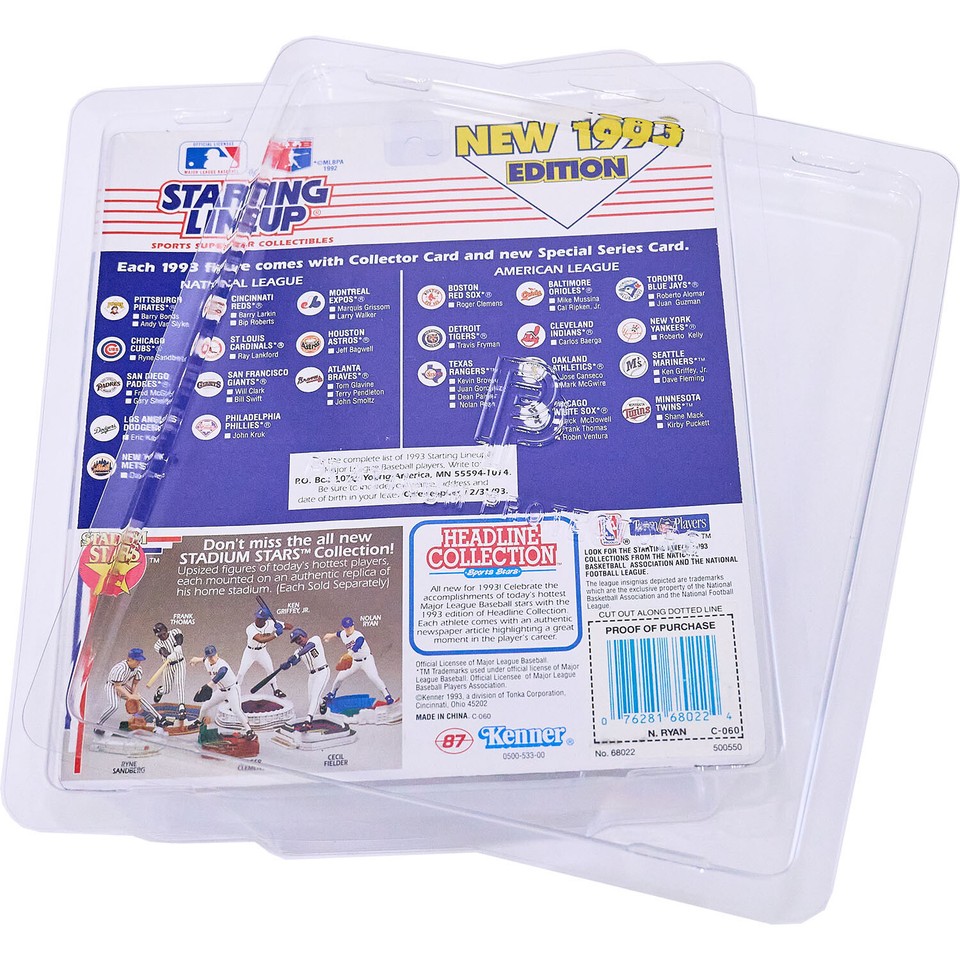 Starting Lineup Protector Case for Kenner SLU Figures Clamshell Blister ...