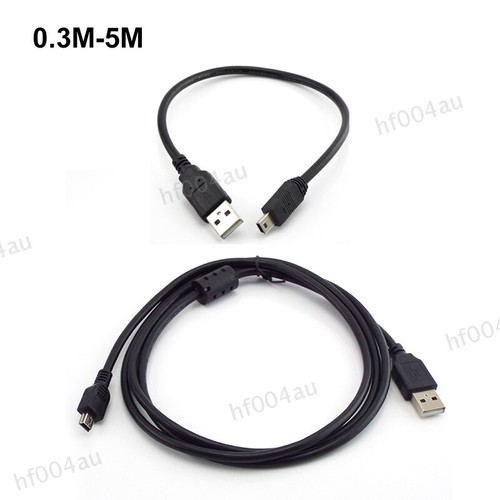 Usb 2.0 A Male To Mini 5P Usb Power Charging Data Cable T Port Extend ...