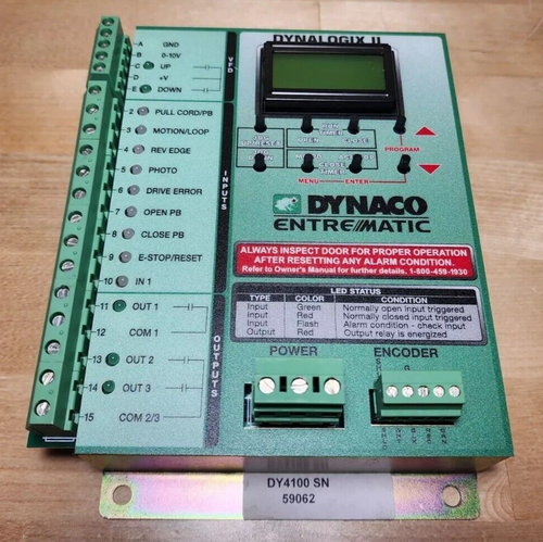 Dynaco DY4100 Dynalogix II Door Controller for sale online | eBay