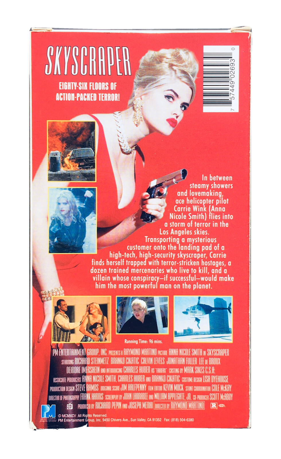 Skyscraper (1996) VHS + Box Protector Anna Nicole Smith RARE 90’s ...