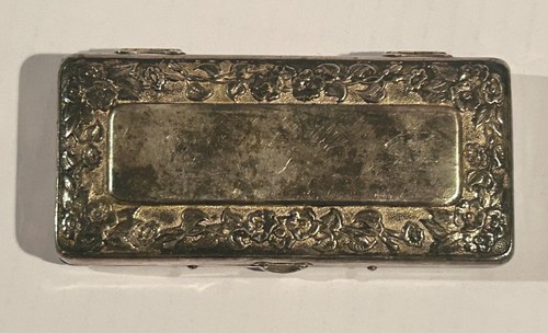 *KING GILLETTE* Safety Razor *POCKET EDITION* Silver Plated *METAL CASE ...