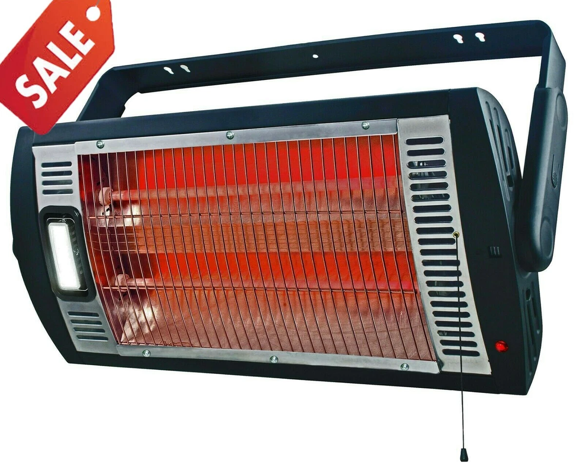 Ceiling Mounted Electric Heaters Garages | Shelly Lighting