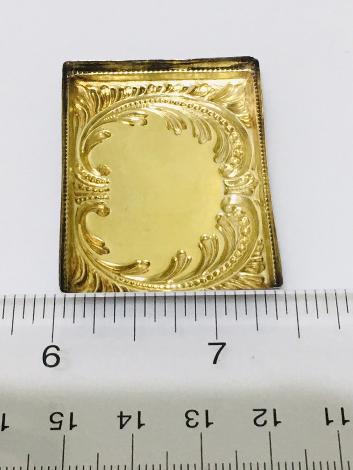 ANTIQUE STERLING SILVER FOSTER & BAILEY F&B FLORAL DECOR GLASS PILL ...