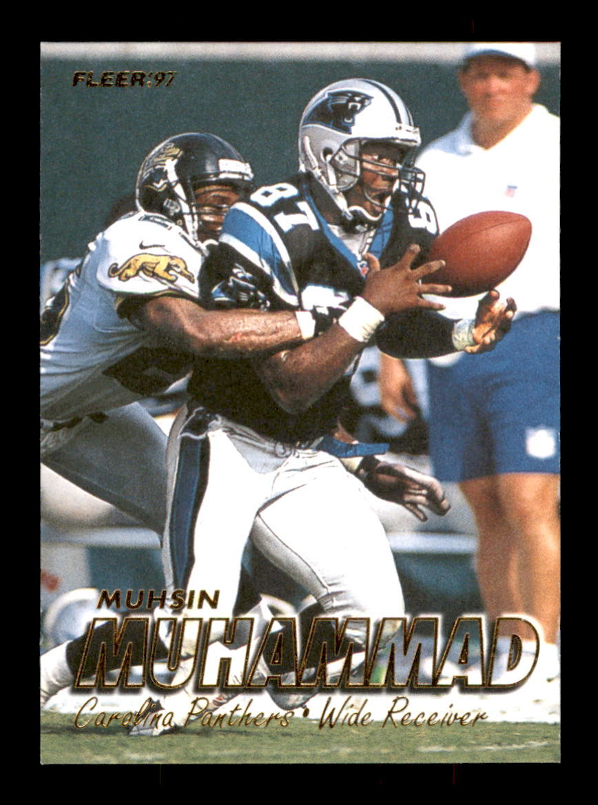 1997 Football Fleer Muhsin Muhammad Carolina Panthers #48 | eBay