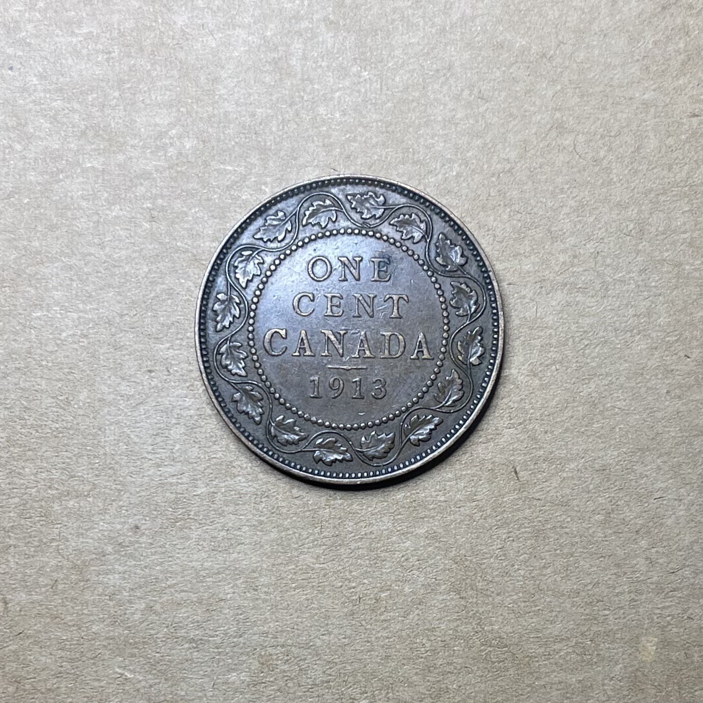 1913 Canada Large Cent George V Canadian Penny Copper Coin Cent (100F ...