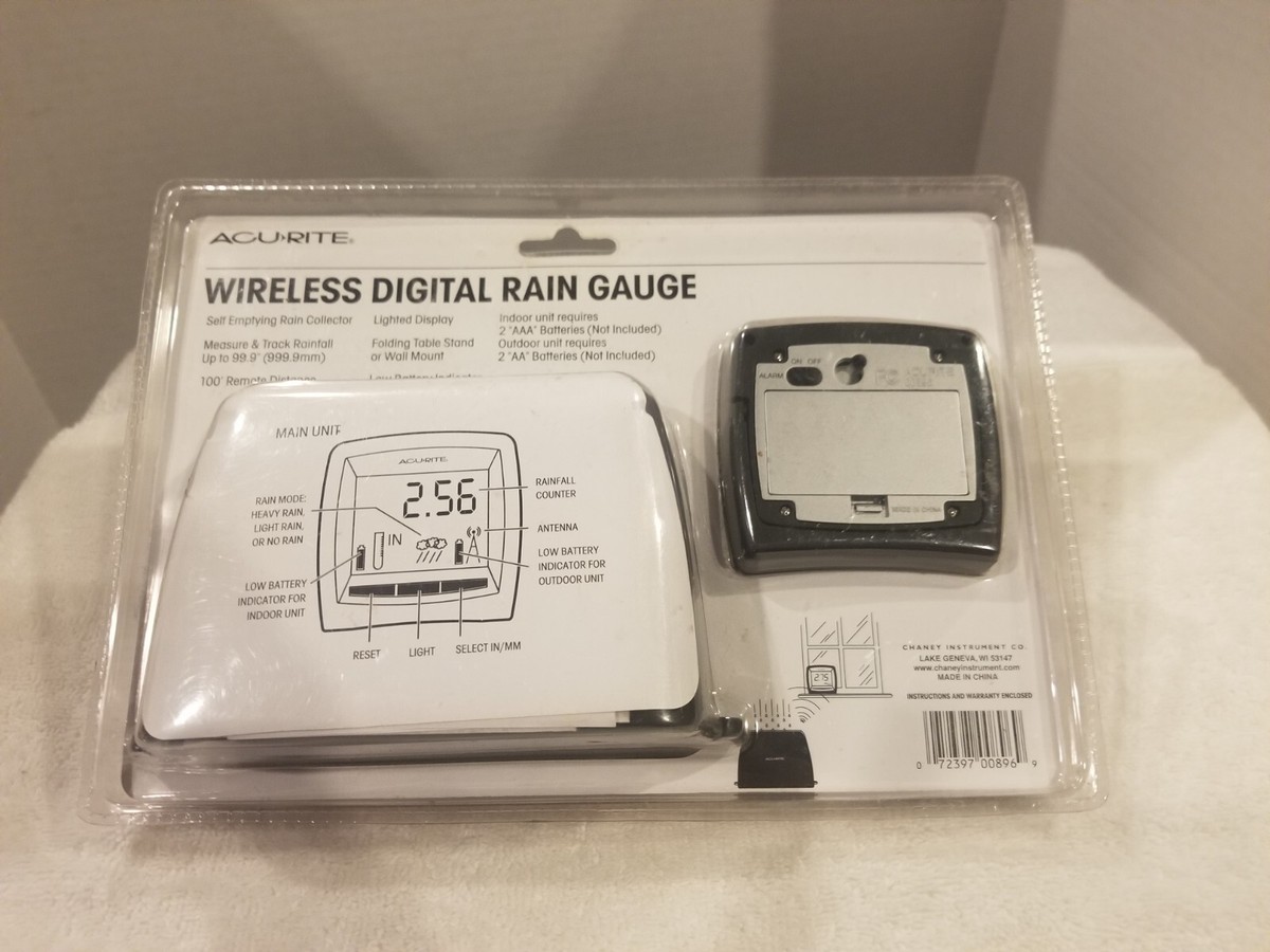 Acu Rite Wireless Rain Gauge 00896