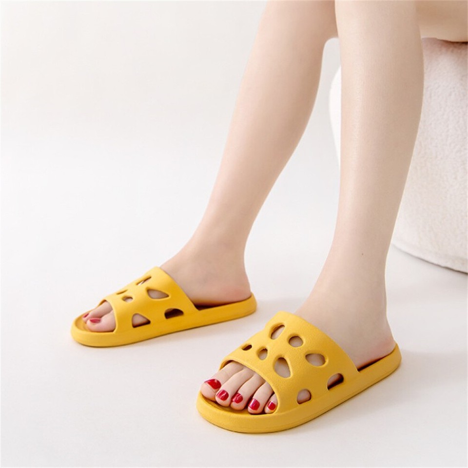 Men Women Shower Bath Sandals Clogs Non-Slip Ultra Soft Slippers Home ...