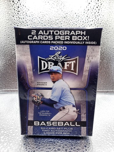 2020 Leaf Draft Baseball Factory Sealed Blaster Box-2 AUTOS+50 Card ...