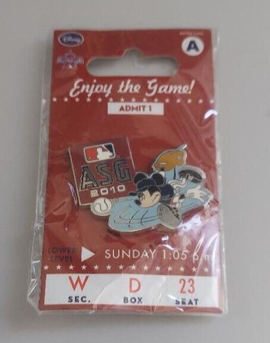 ASG 2010 Baseball Mickey Mouse Pitching Pin Pitcher DISNEY OOP MLB ...