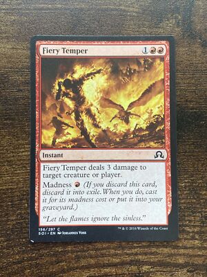 Fiery Temper Shadows Over Innistrad 156/297 MTG Magic The Gathering ...