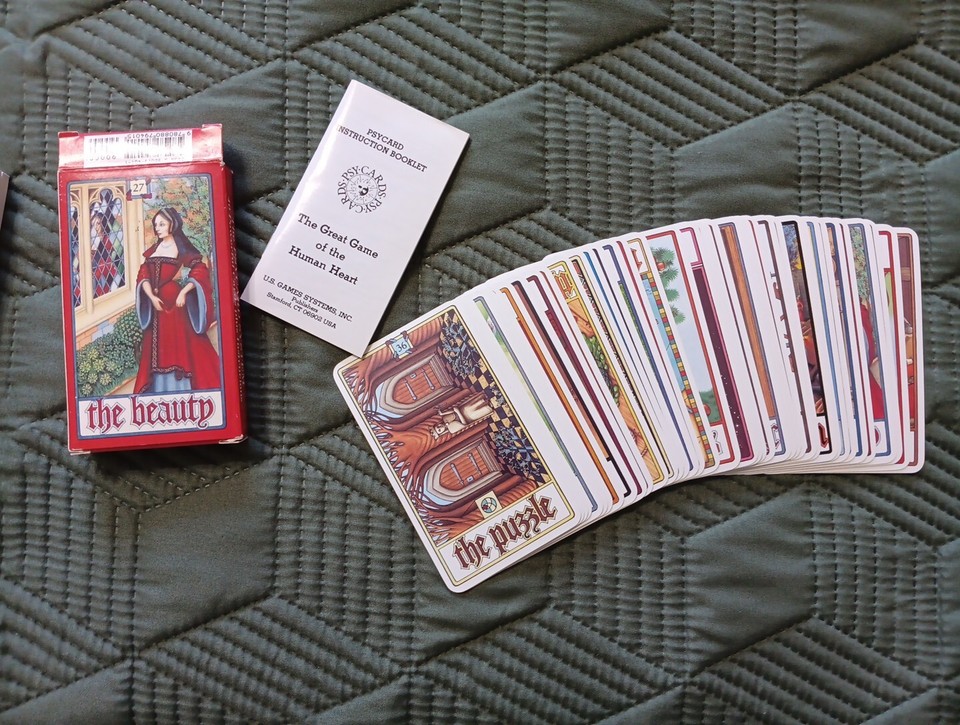 *RARE* Tarot Collection Psy Cards System (Deck) (Set - Book + 40 Cards ...