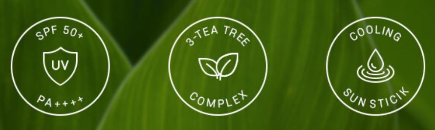 BRING GREEN Tea Tree Cica Cooling Sun Stick SPF 50+ PA++++ | eBay