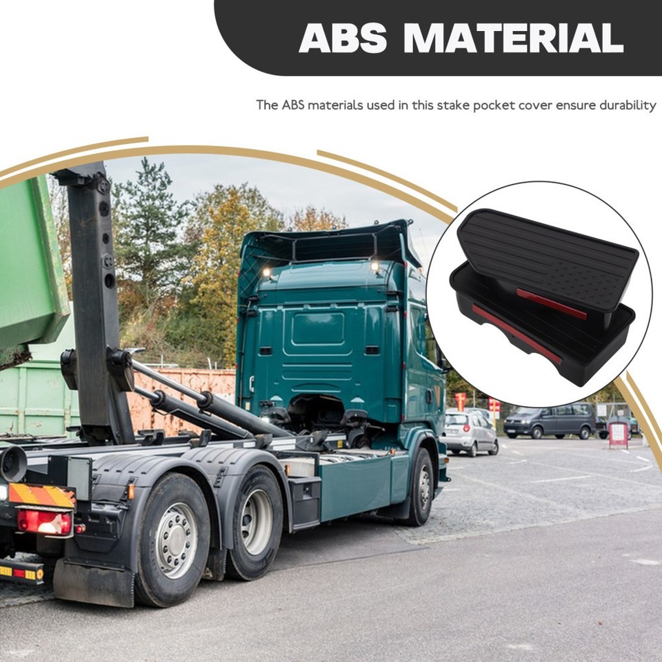 1 Pair Bed Rail Cap Stake Pocket Bed Rail Stake Pocket Plug Bed Rail ...