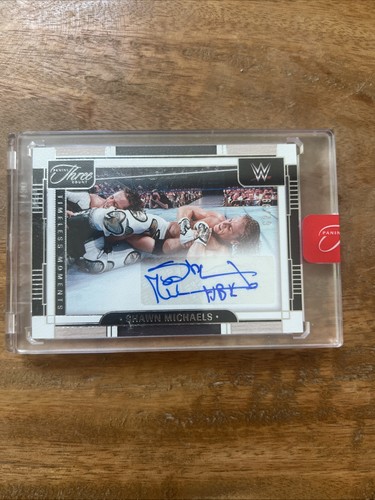 2024 Panini Three Count WWE Shawn Michaels Timeless Moments Auto /99 # ...