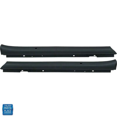 1970-1973 Camaro Firebird Trans Am Upper Door Panel Plastic Trim Black ...