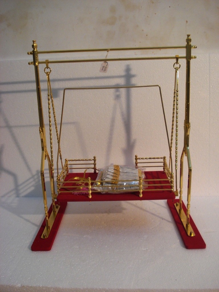 EXTRA LARGE - HINDU Lord GOD ZULLA - for Bal Gopal OR other god - BRASS ...