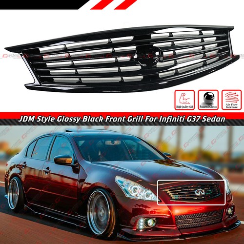For 2010-13 Infiniti G25 G37 Q40 Sedan Vip Glossy Black Sport Style ...