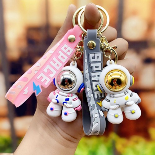 Key Holder Cartoon Decorate Lovely Astronaut Keychain Pendant Easy ...