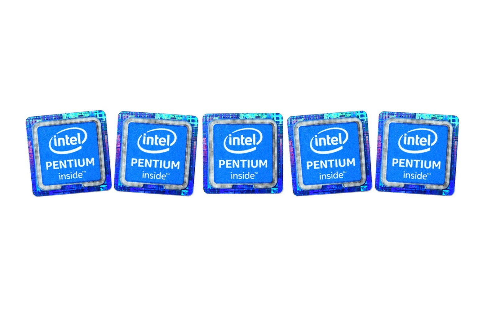 5 PCS Sticker for Pentium Inside label badge decal 18mm x 18mm | eBay