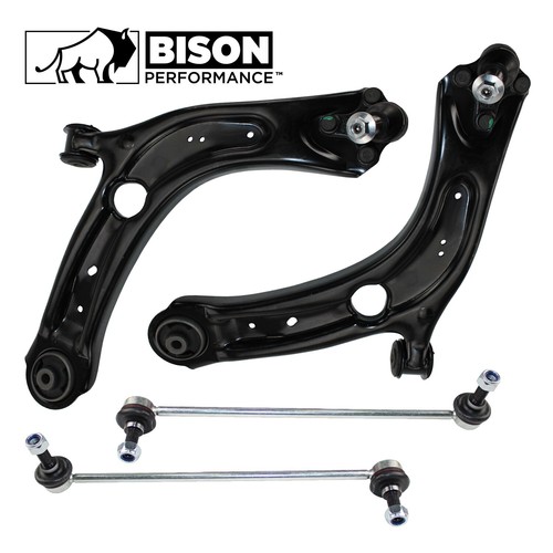 Bison Performance 4pc Front Lower Control Arm & Sway Bar Link Kit For ...