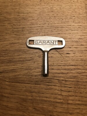 Key to german clock garant uhr schuessel clock key vintage key 4mm 1960 ...