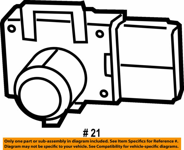 89341-48010-B4 Toyota Sensor, ultrasonic, no.1 8934148010B4, New ...