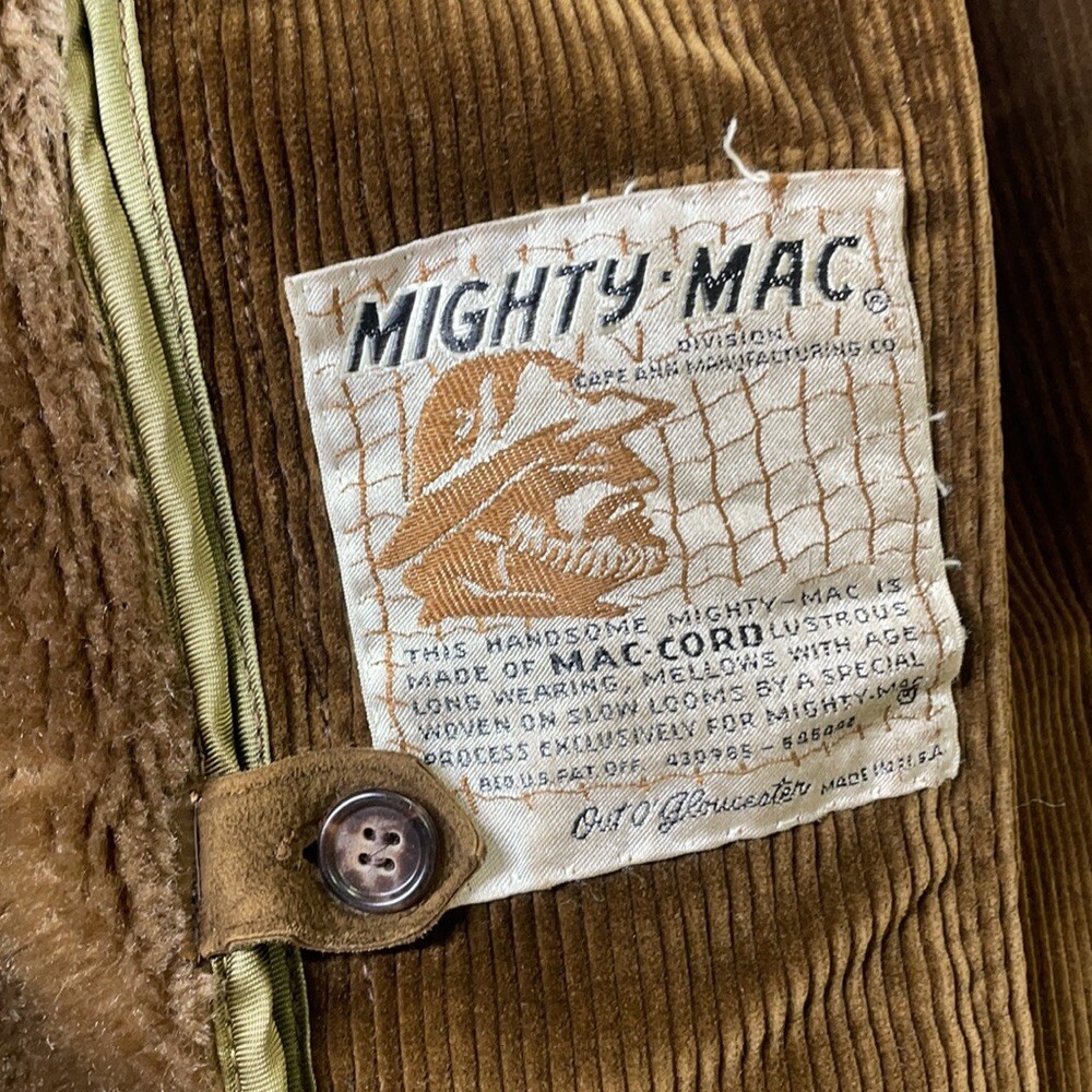 Out of Gloucester mighty Mac Mac cord winter coat - Gem