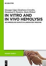 In Vitro And in Vivo Hemolysis von Giuseppe Lippi (2012, Taschenbuch ...