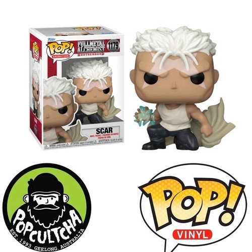 Fullmetal Alchemist: Brotherhood - Scar Pop! Vinyl Figure "New" | eBay ...