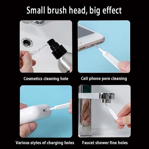 10Pcs Shower Head Cleaning Brush Nylon Small Hole Cleaner Reusable Sho ...