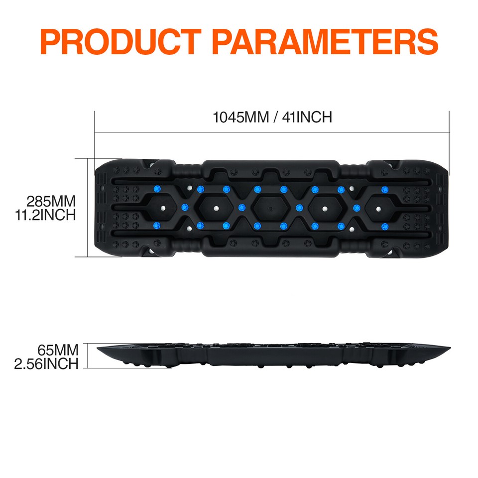 2PCS NEVERLAND Off Road Recovery Traction Boards Tire Ladder for 4WD ...