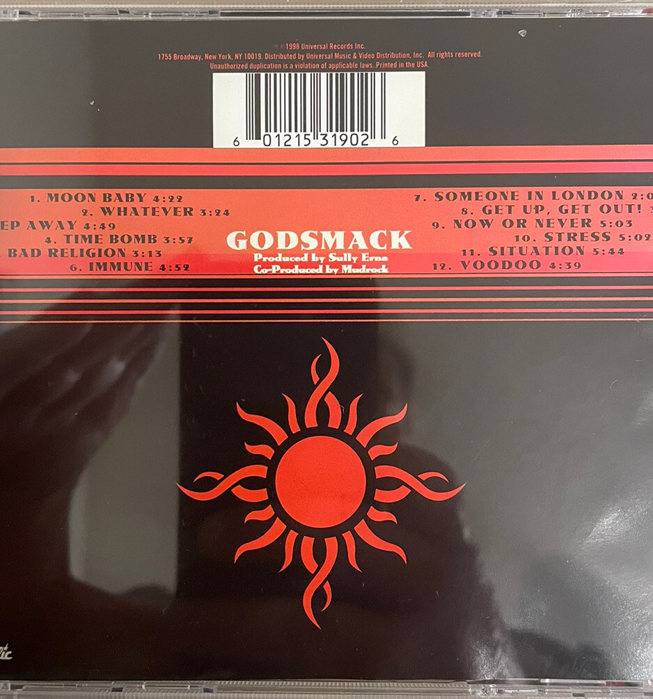 Godsmack [PA] by Godsmack (CD, Aug-1998, Universal Distribution ...