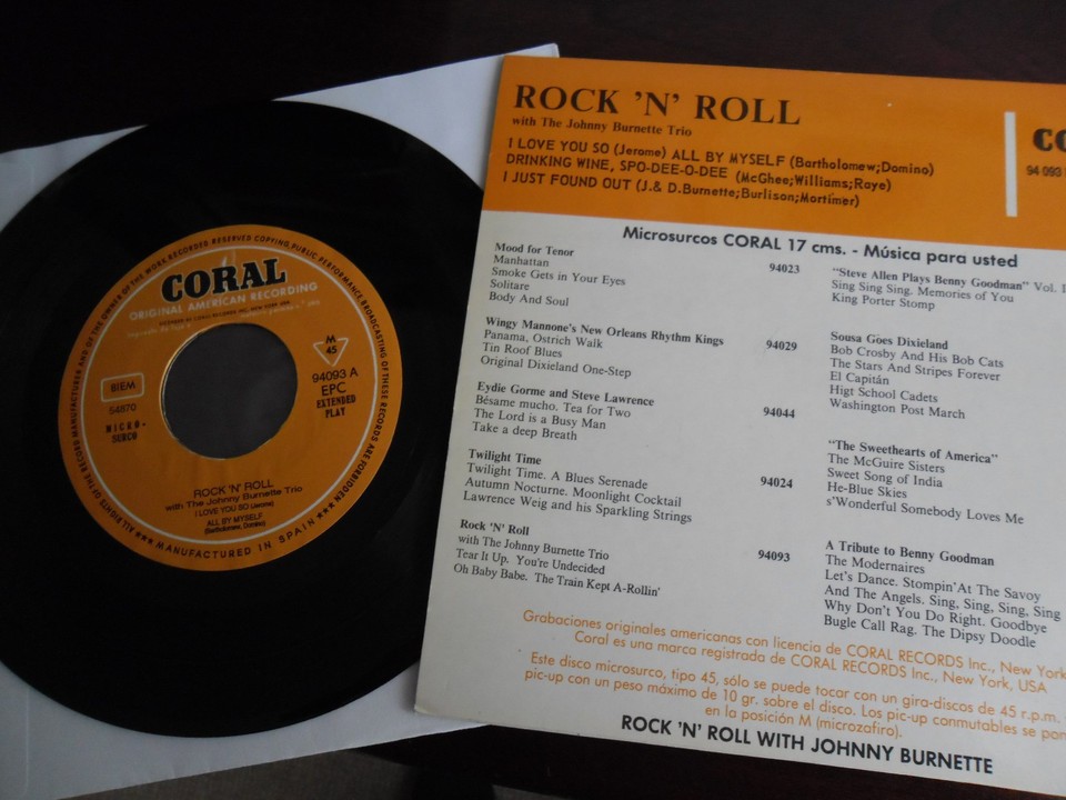 7" EP Johnny Burnette Repro | eBay.de