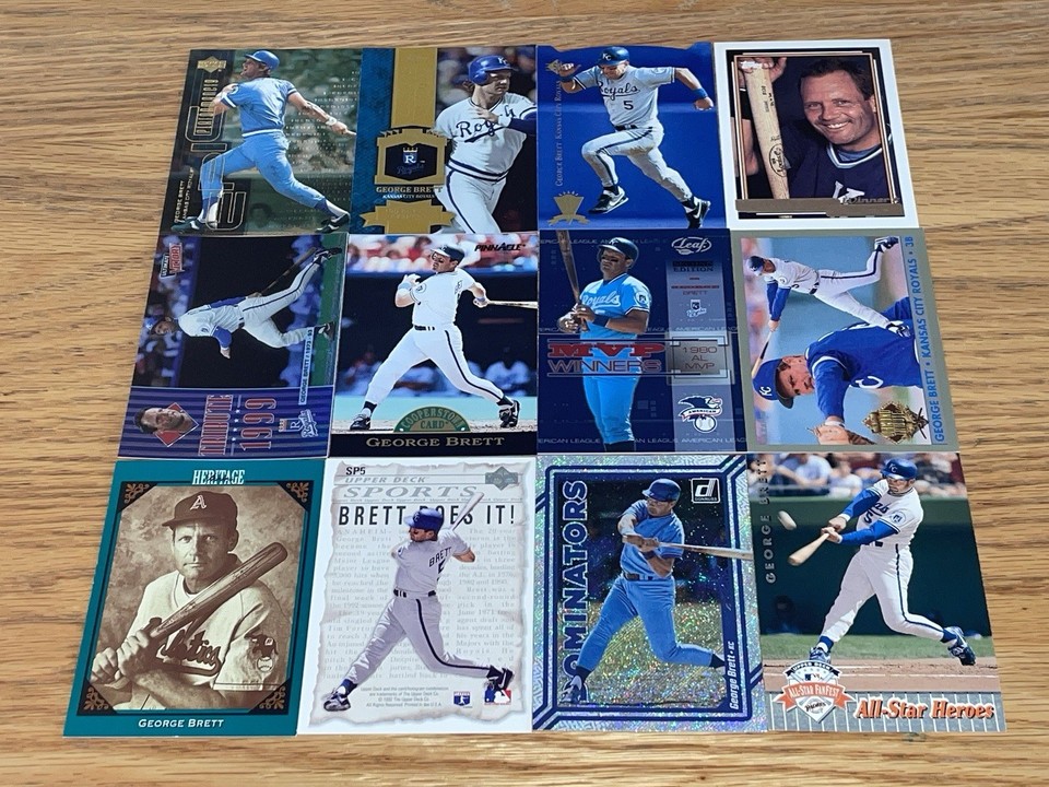 George Brett Mike Schmidt Ryne Sandberg HUGE (500) Card Lot Topps UD ...