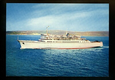 Ship postcard Chrome DRG J Arthur Dixon SS6886B MV Leopard MV Dragon ...