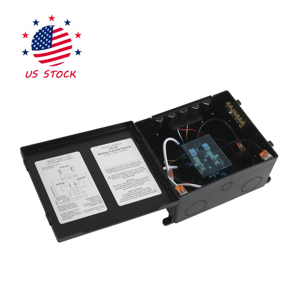 30 Amp Automatic Transfer Switch for Inverter/Shore Power/Generators ...