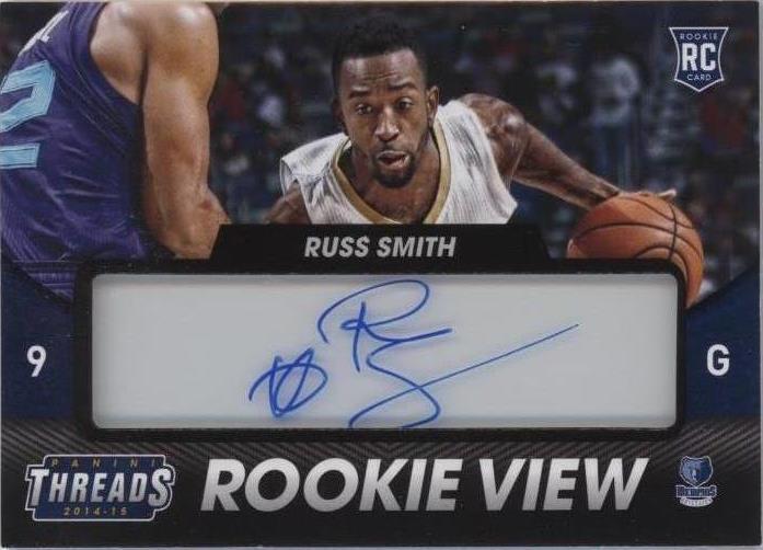 2014-15 Panini Threads - Rookie View Autographs Russ Smith #1 (AU, RC ...