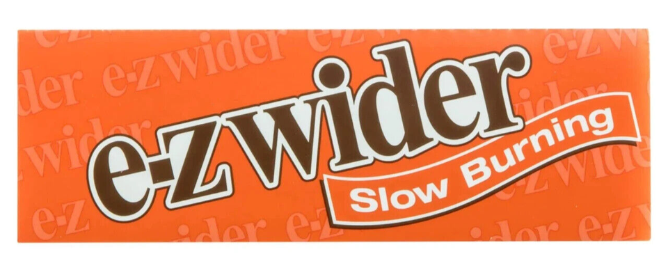 3x EZ Wider 1 1/4 Rolling Papers Orange Slow Burning Genuine FREE USA ...