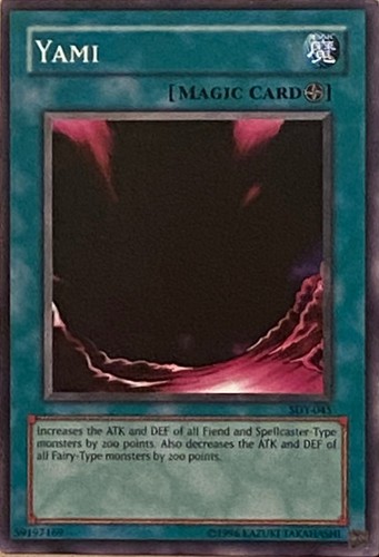 1996 Yu-Gi-Oh! Yami SDY-045 TCG Card NM | eBay
