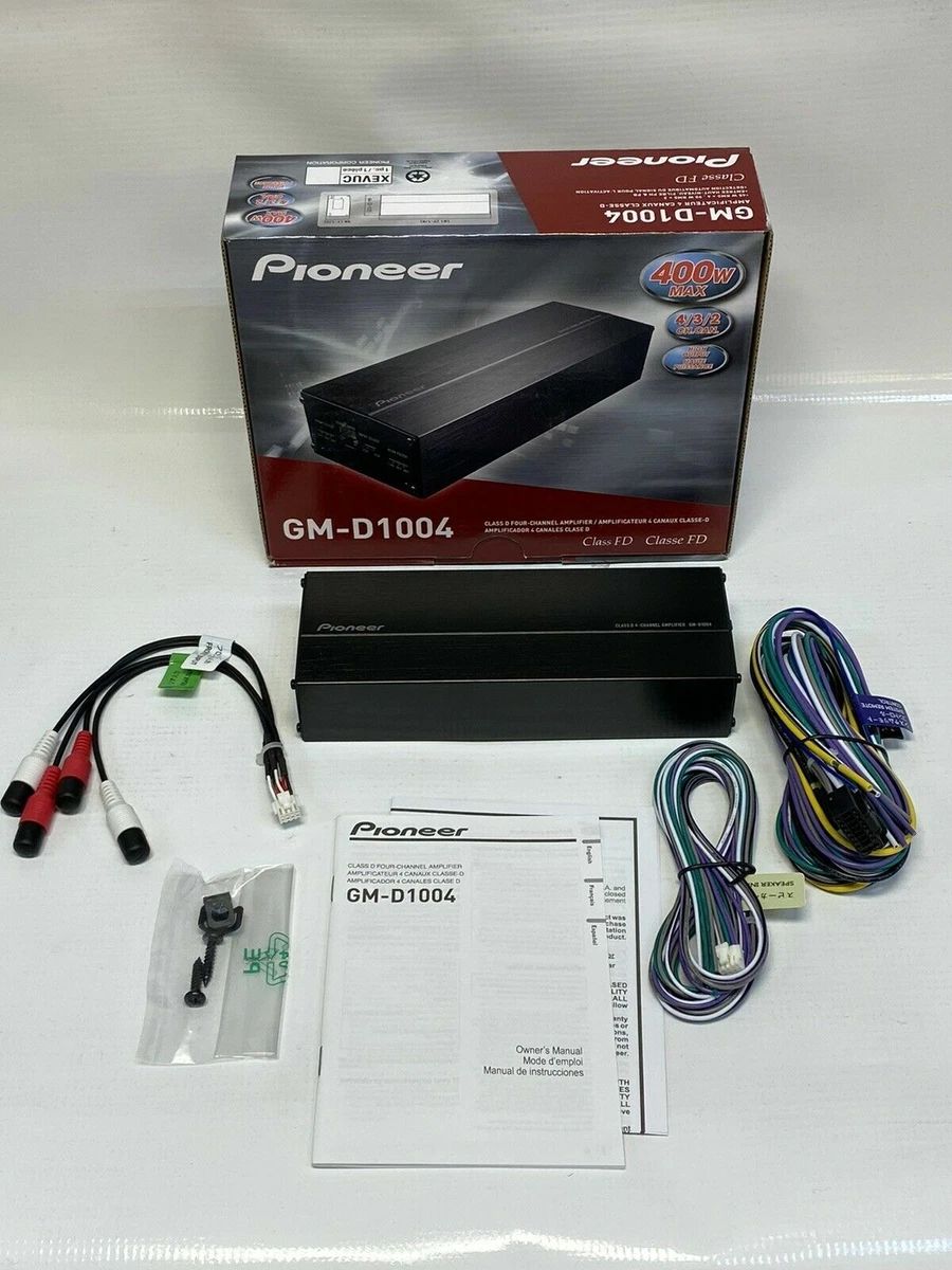 Pioneer Car Amplifier 4 Channel