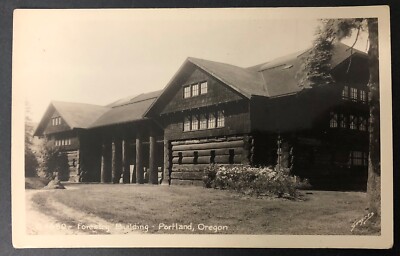 Forestry Building Portland Oregon RPPC Postcard Vtg | eBay