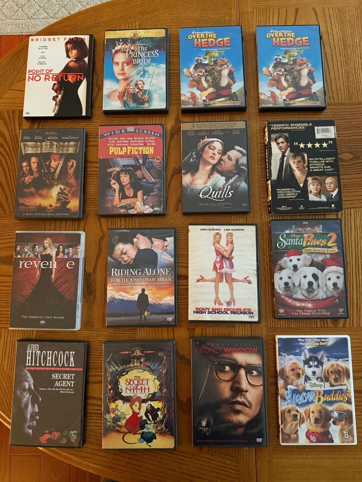 DVD Lot For Sale - Most in VG to LN Condition - (Updated 4/12/2025 ...