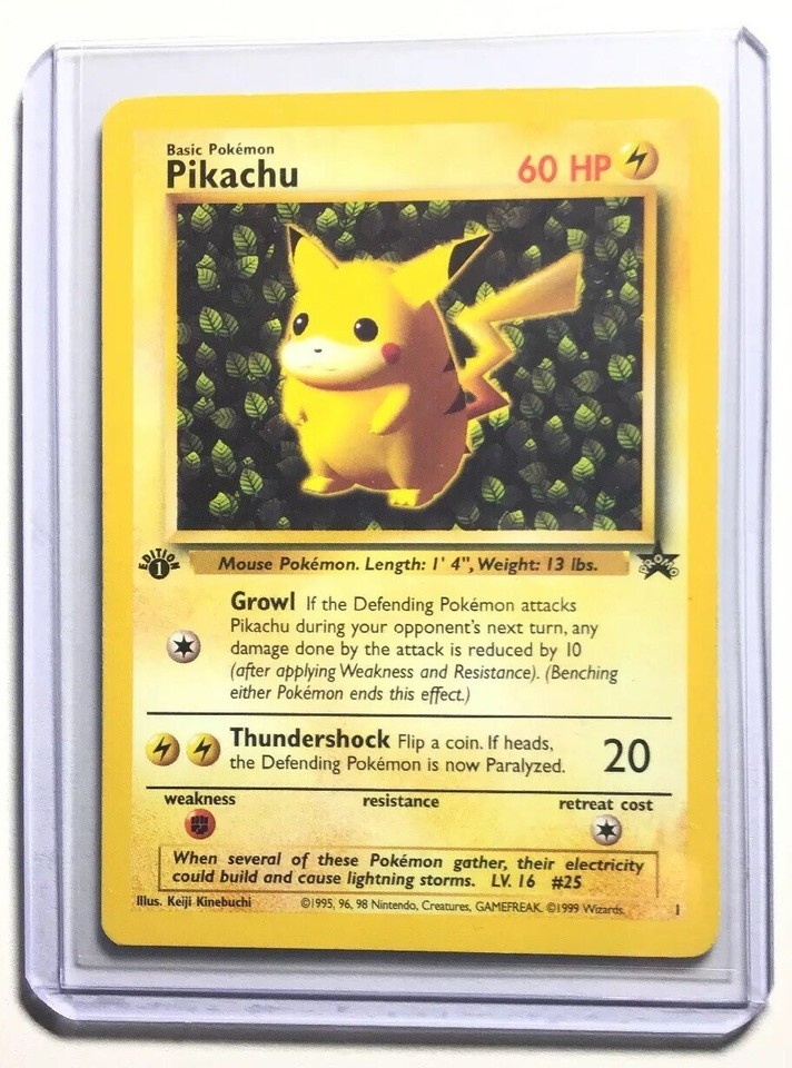 IVY PIKACHU PROMO ERROR 1st Edition Jungle Pokemon Card | eBay