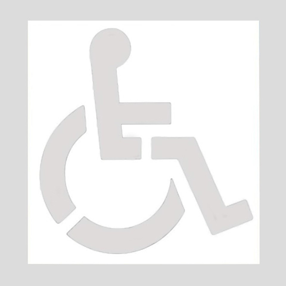 Flexible Silicone Parking Stencil for Precise Disability Space Markings ...