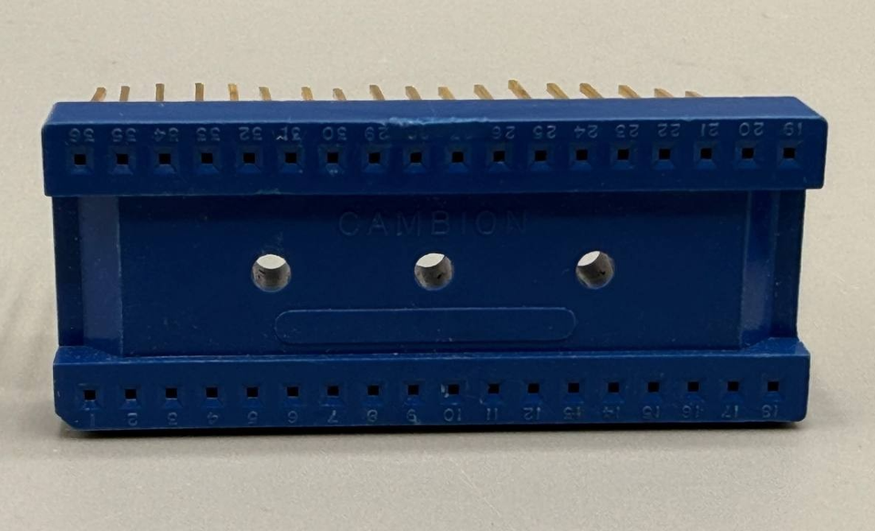 2 Cambion thirty-six-pin IC Test Socket / DIP Adapter – Gold-Plated ...
