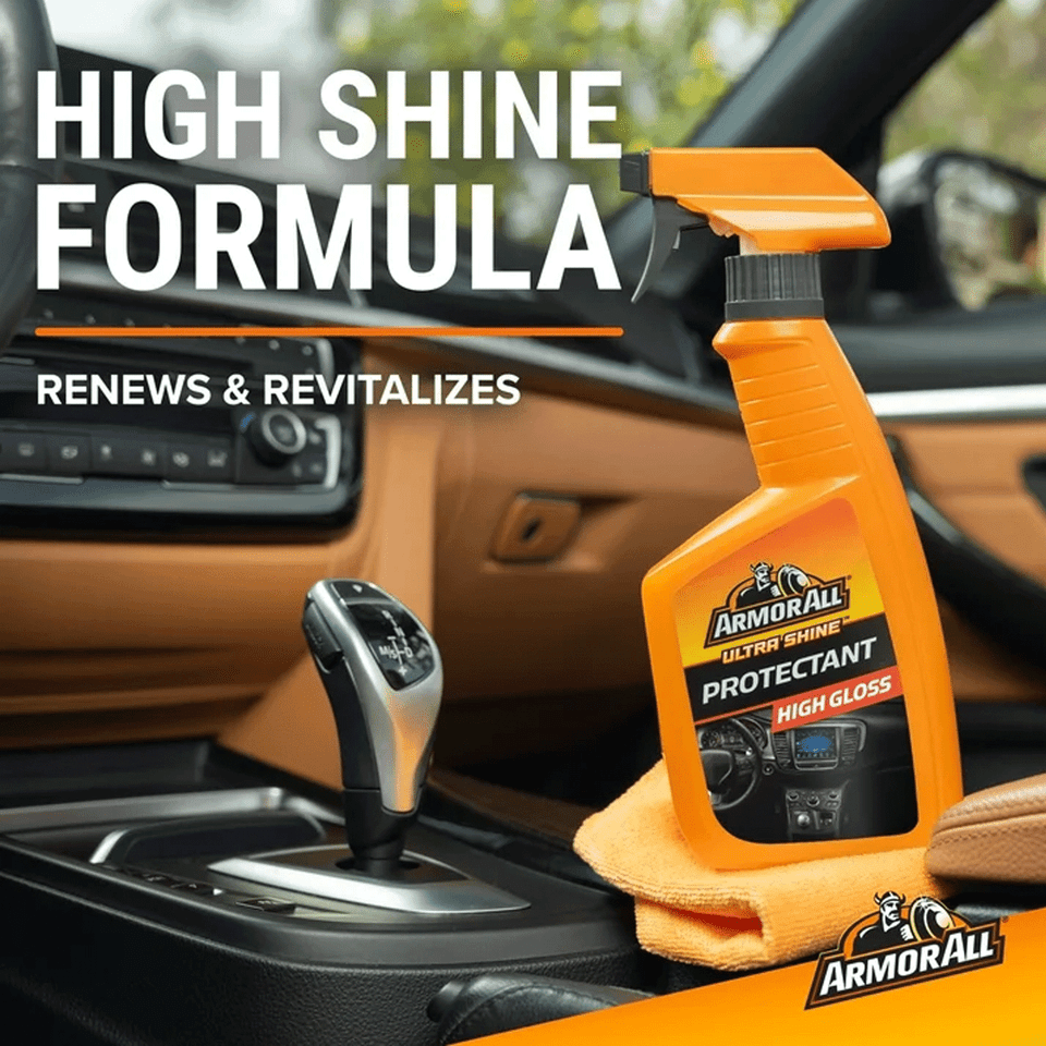Ultra Shine Protectant Spray by Armor All, Car Interior Cleaner Spray ...