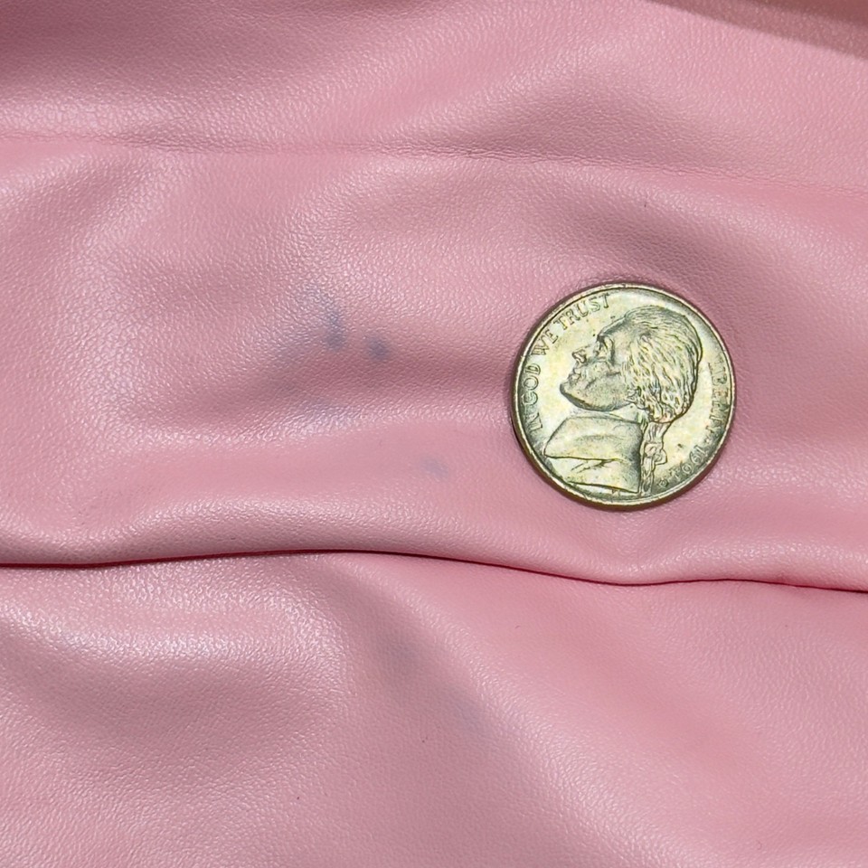 Kiwi Womens Pink Pleated Studded Skirt Faux Leather Mini Size L | eBay