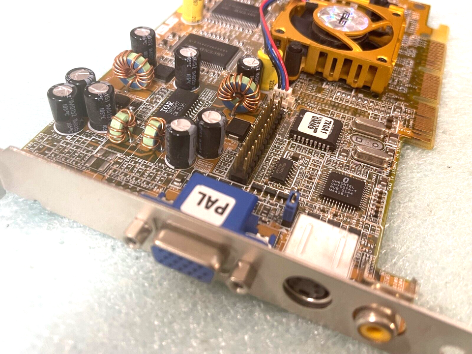 ASUS V7700TIVX/32M GEFORCE2 GTS 32MB AGP VGA CARD VGA SVID COMP GOLD ...